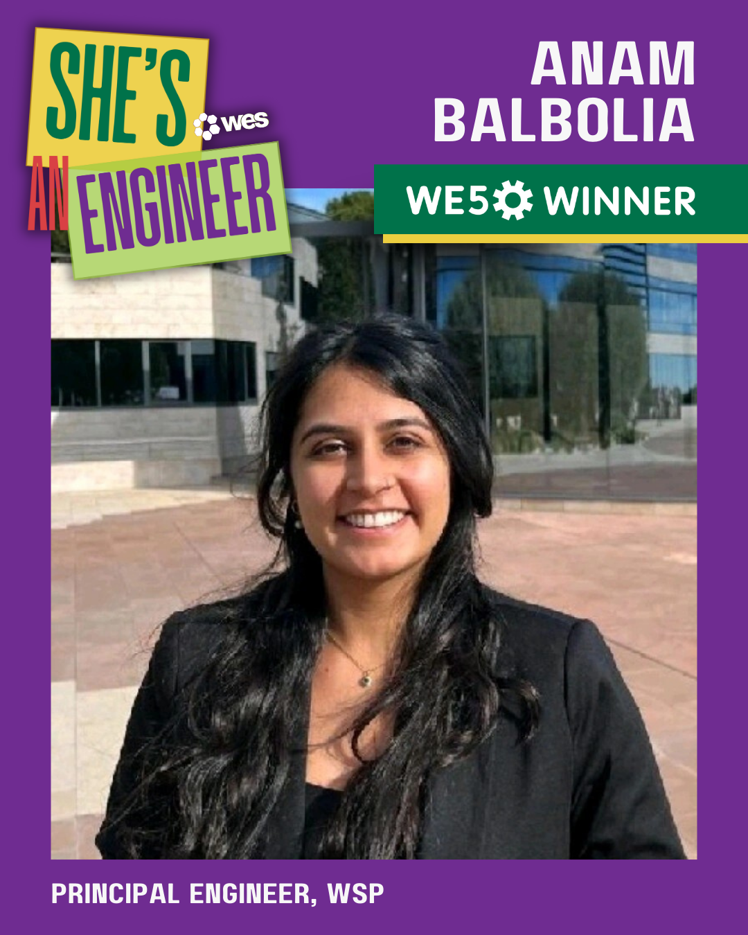 Anam Balbolia – WE50 Winner 2025 - Women's Engineering Society
